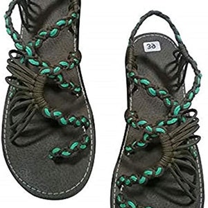 Handmade Bohemian Chic Sandals for Womens, Comfortable Bohemian Summer ...