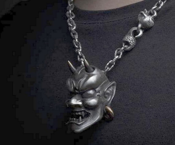 Prajna Hannya Ring Handmade Silver Hannya Mask Ring Japanese - Etsy