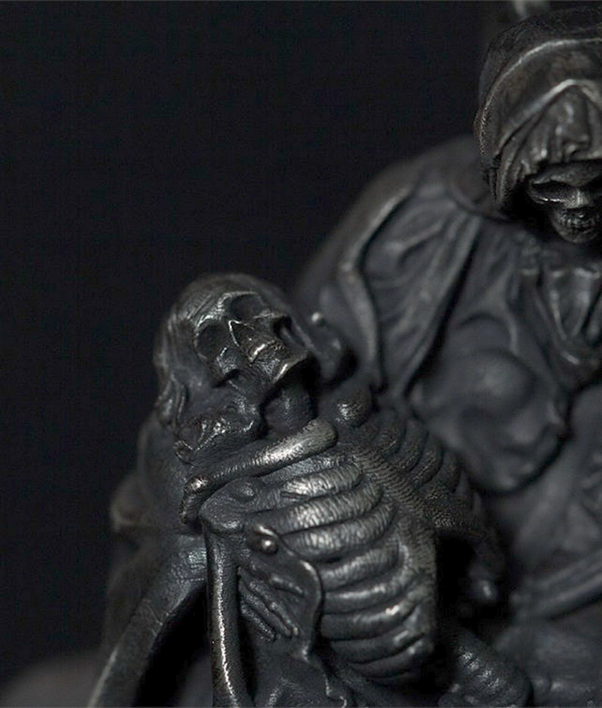 Jesus Christ Skull Skeleton Silver Pendant Figure Desktop - Etsy UK