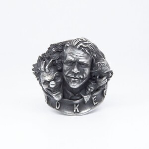 Joker Silver Ring Clown 5 Joker Faces Ring Craft Handmade Ring | Etsy