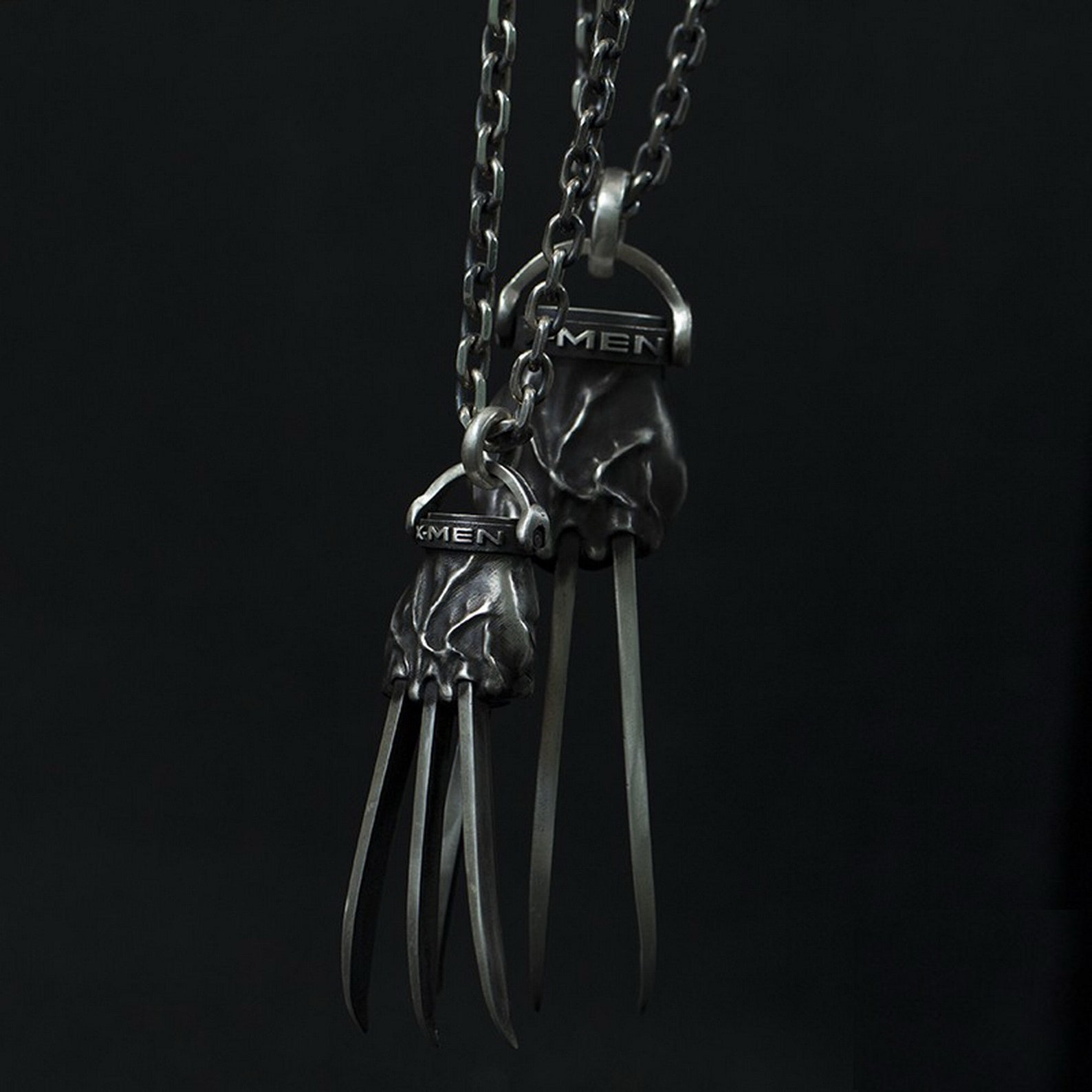 X-men Claw Wolf Wolverine Steampunk Pendant Handmade Sterling - Etsy UK