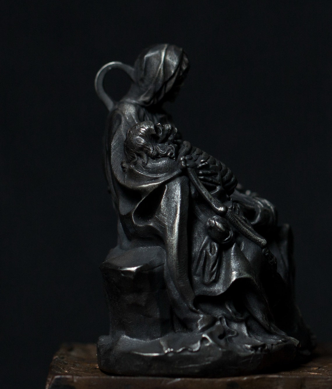 Jesus Christ Skull Skeleton Silver Pendant Figure Desktop - Etsy UK