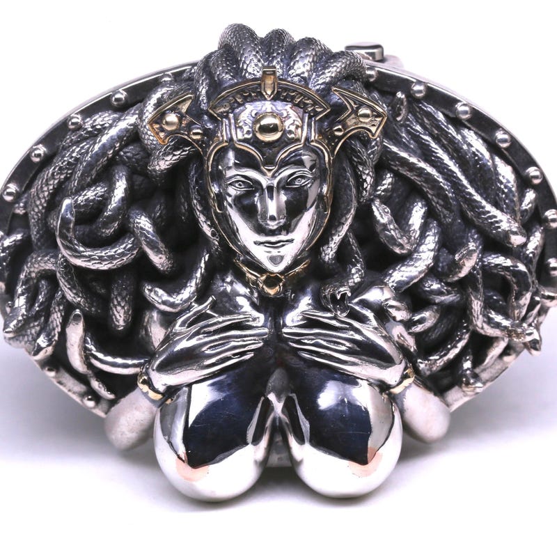 Belt Buckle Necklace - Etsy