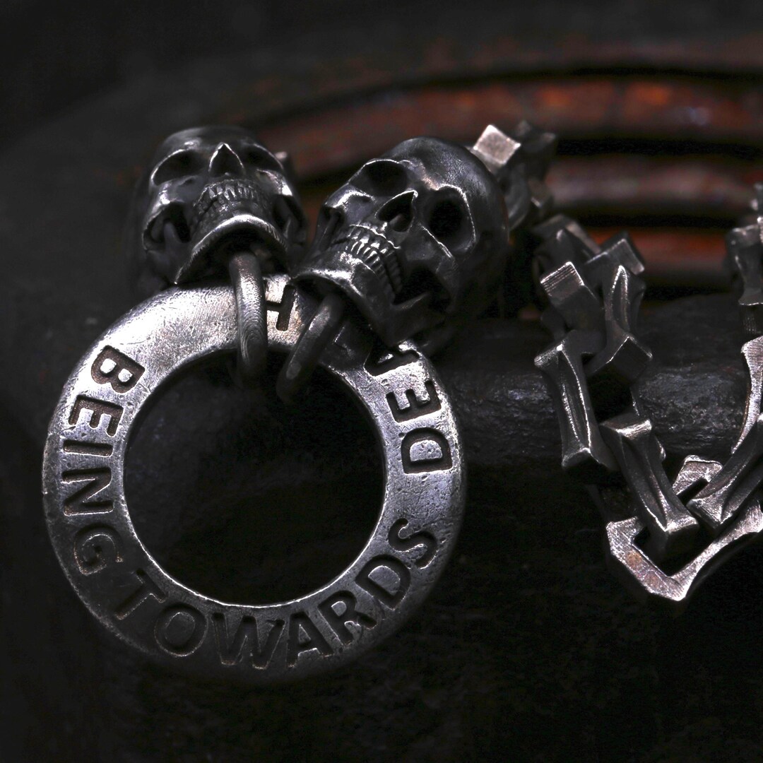 Gold Skull Warrior Skeleton Silver Pendant God of War Ares Gothic ...