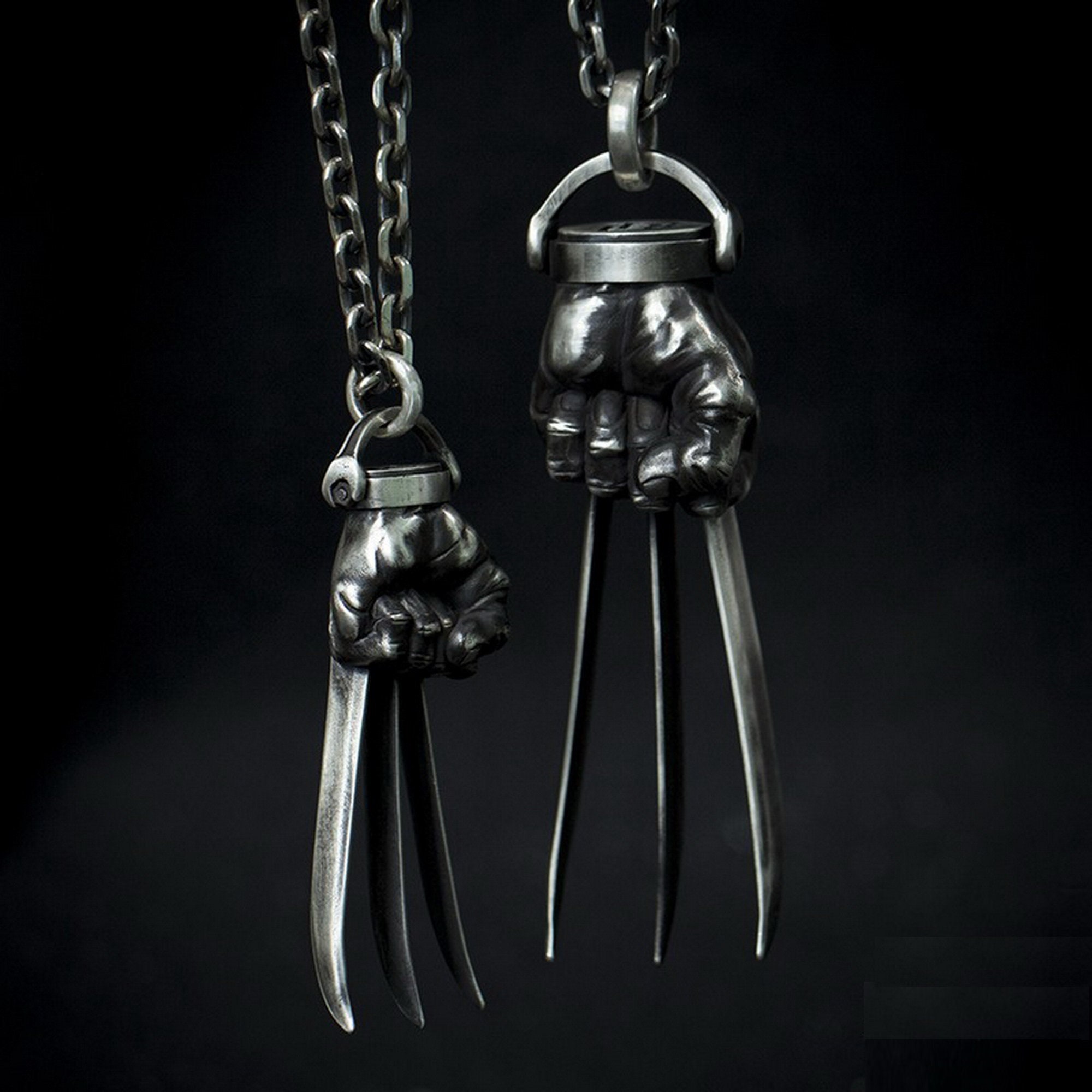X-men Claw Wolf Wolverine Steampunk Pendant Handmade Sterling - Etsy UK