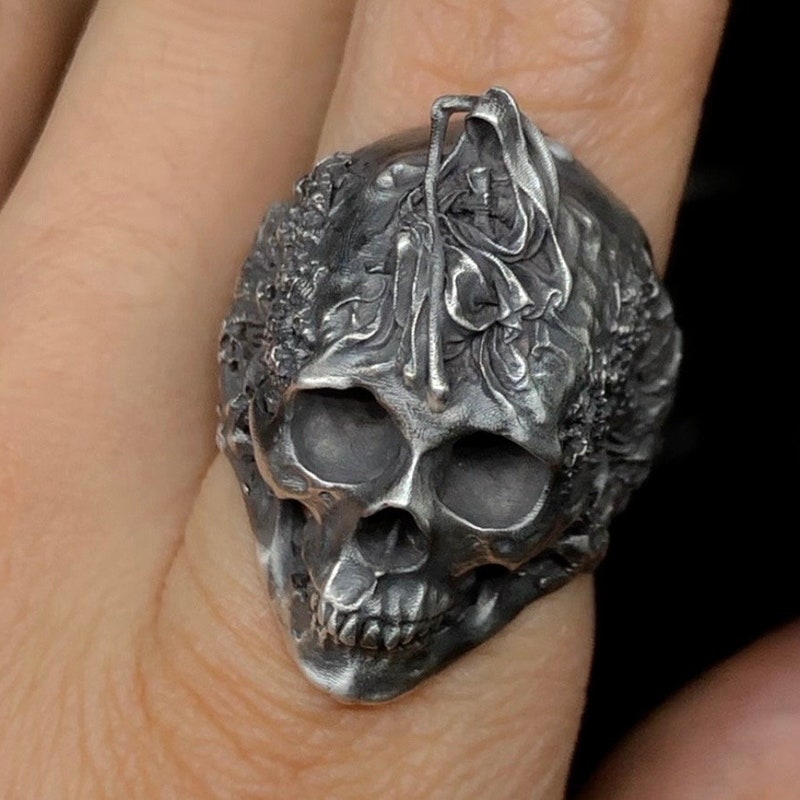 Biker Ring - Etsy