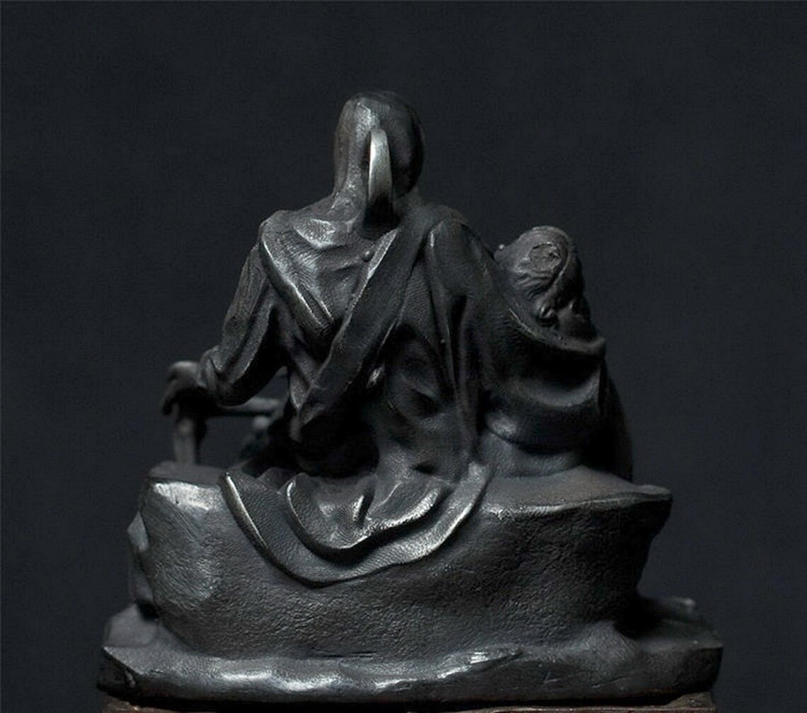 Jesus Christ Skull Skeleton Silver Pendant Figure Desktop - Etsy UK