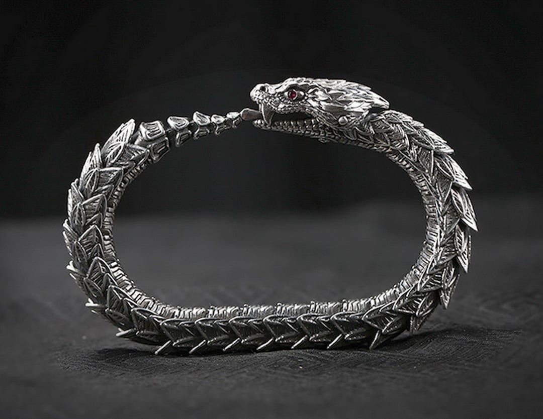 Black dragon snake bracelet store