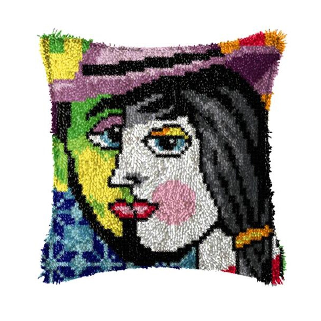 Vintage Classic Style Latch Hook Set Embroidery Latch Hook Kit Datura ...