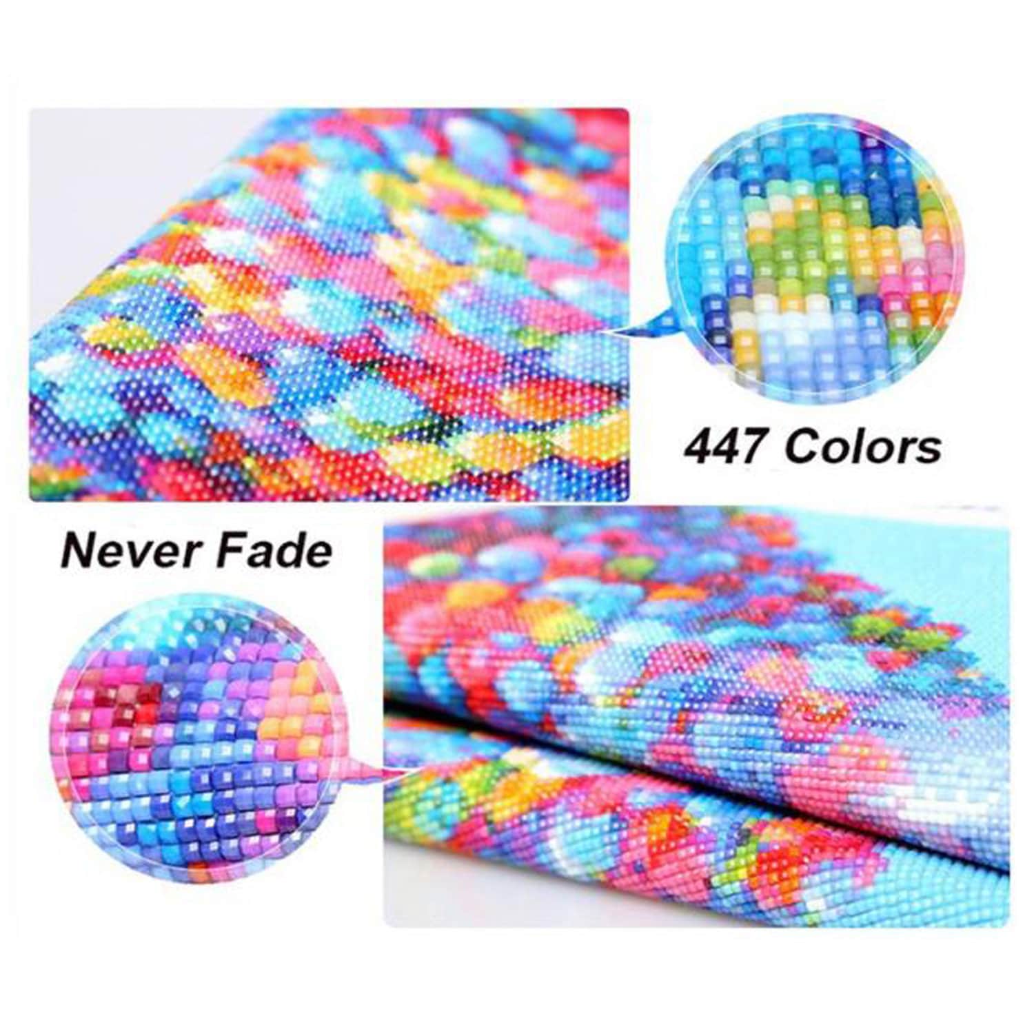 cheapest online wholesale 15pk DIY 5D FULL ROUND DRILL DIAMOND PAINTING