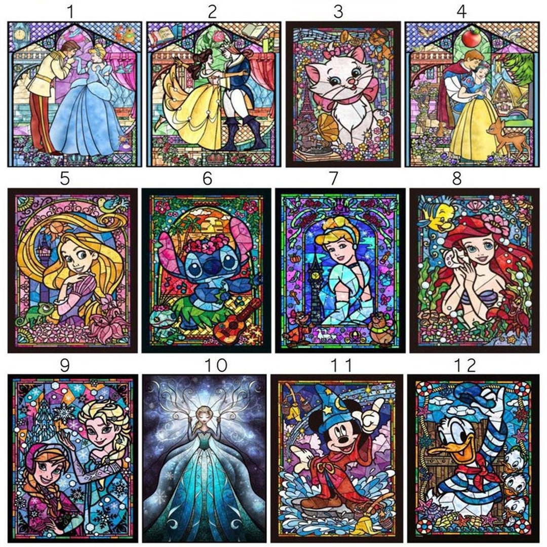 5d Diy Diamond Painting Cross Stitch Cartoon Diamond Embroidery Full ...