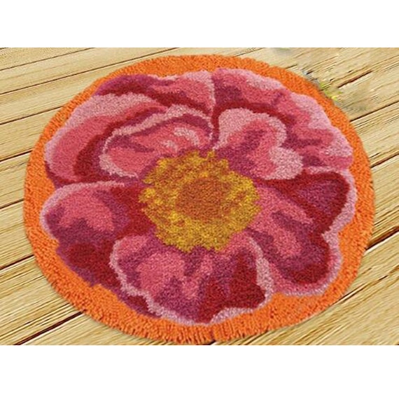 Stitch threads diy latch hook rug Kit size 50cm50cm | Etsy