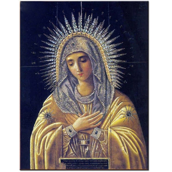 Virgin Mary Diamond Painting - Etsy