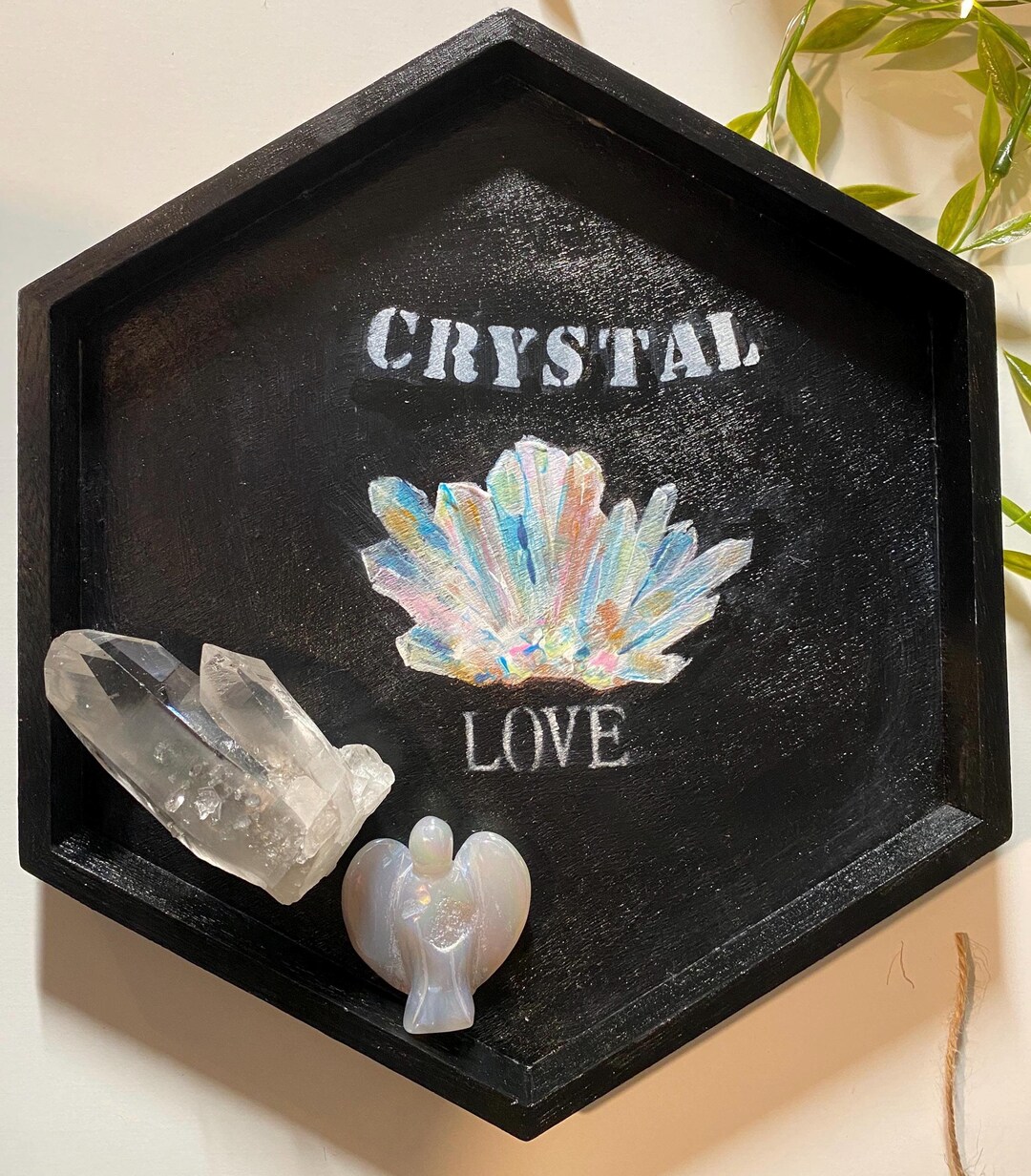 Handmade Crystal Altar Trays for Tarot Cleansing and Sacred Spaces With ...