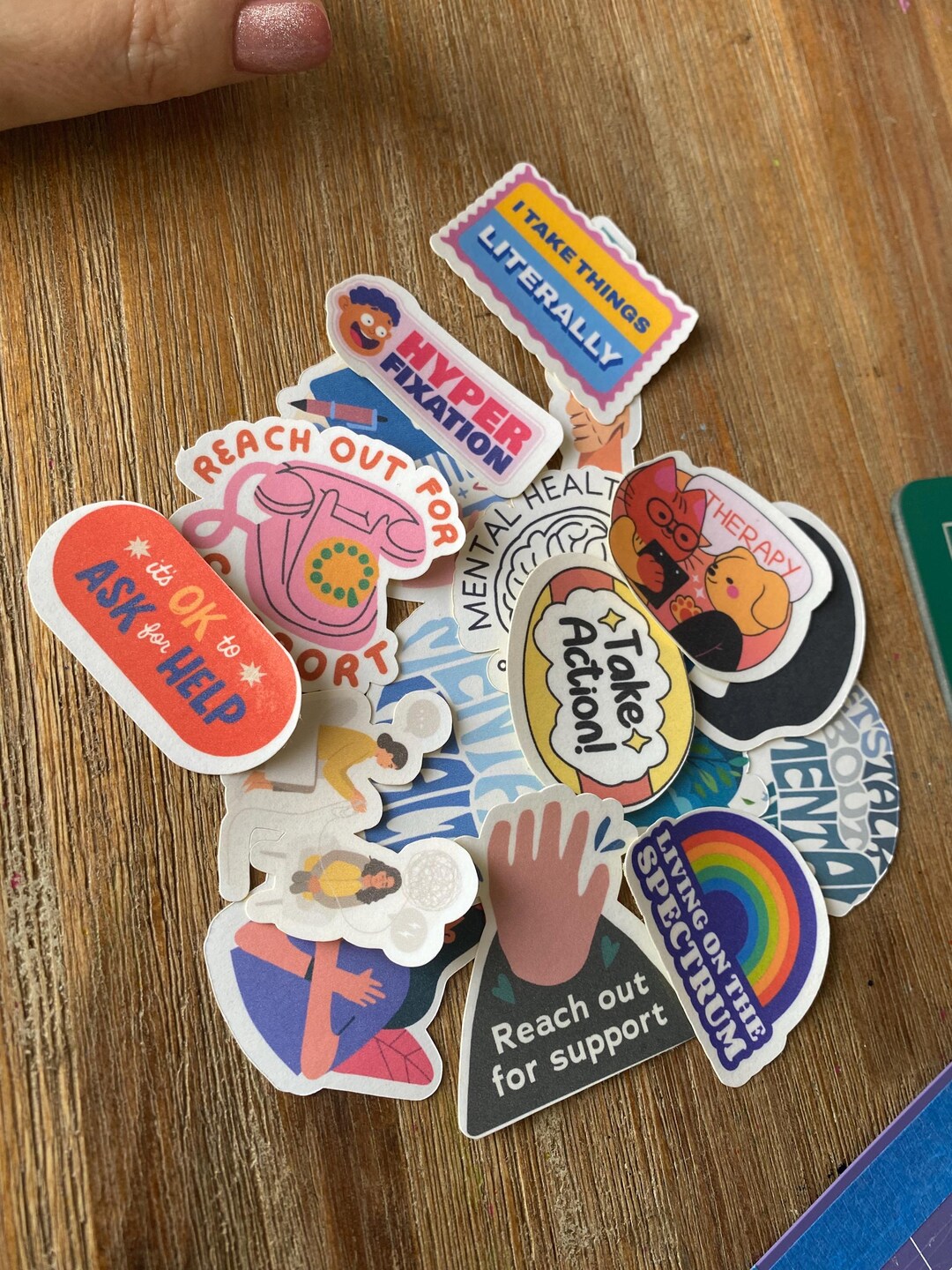 MENTAL HEALTH MATTERS Stickers, Mental Health Awareness Printed ...