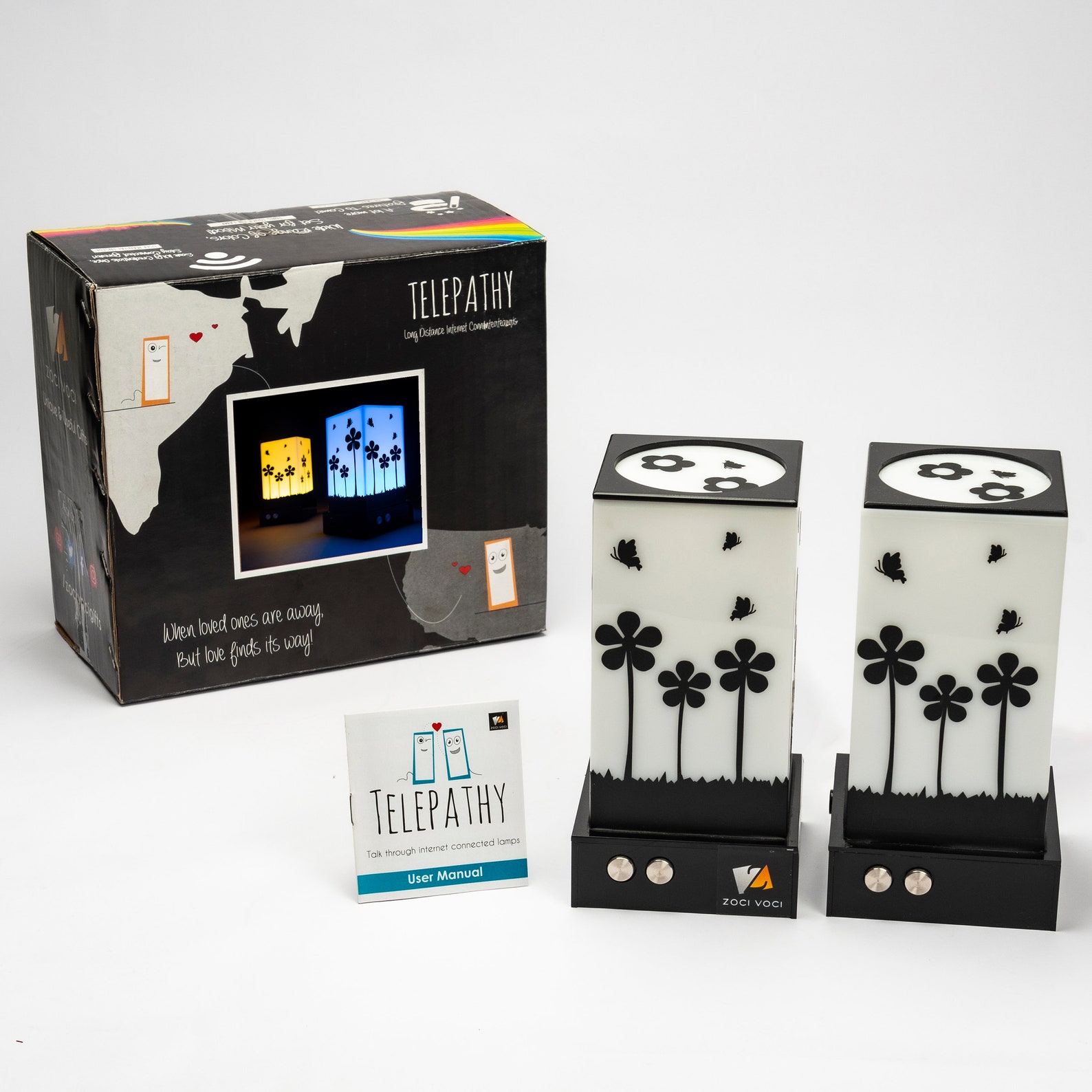 Telepathy® Friendship Lamp® Long Distance Wi-fi Connected Lights for ...