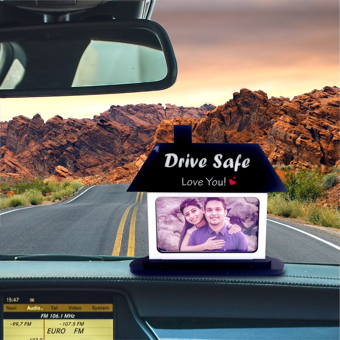 Personalized Car Photo Frame – Drive Safe Gift for Him - Etsy