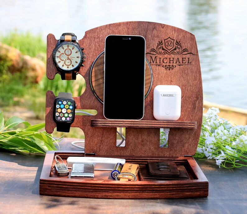 Wireless Charging Gift for Men Father Gift Friend Gift - Etsy