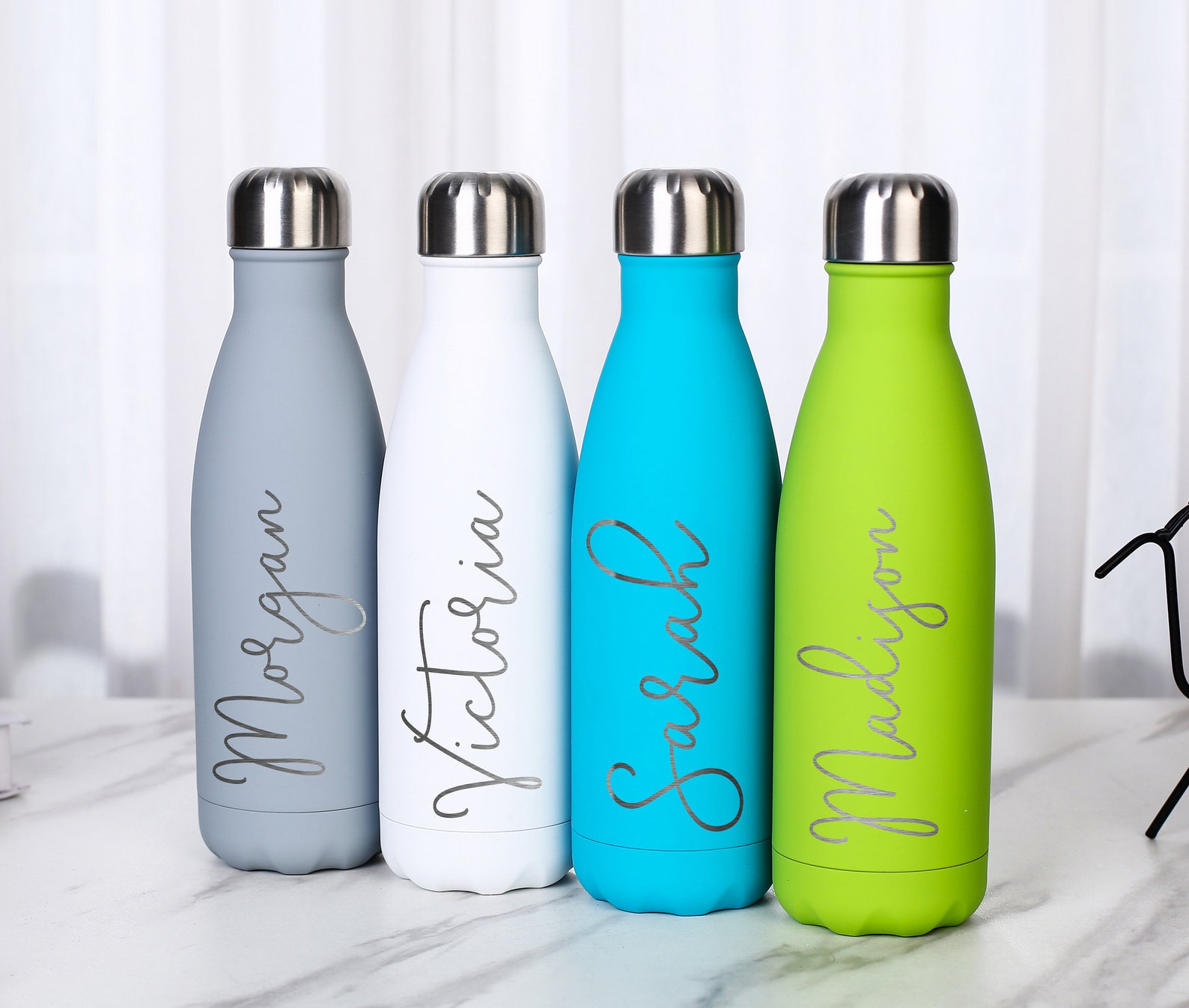 Engraved Bottle Water Bottle Personalized Bottle Custom Bottle - Etsy