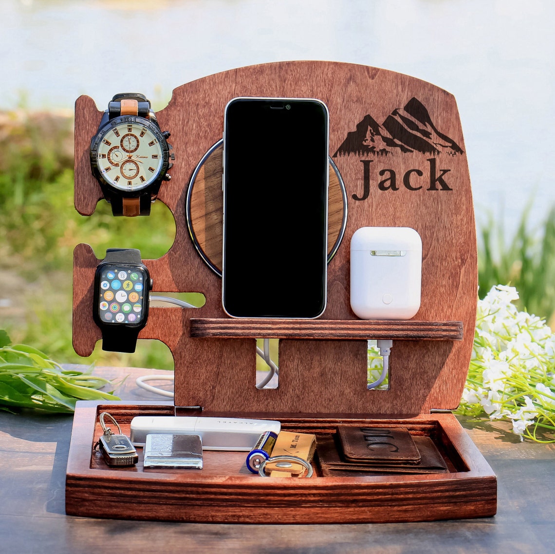 Wireless Charging Gift for Men Father Gift Friend Gift - Etsy