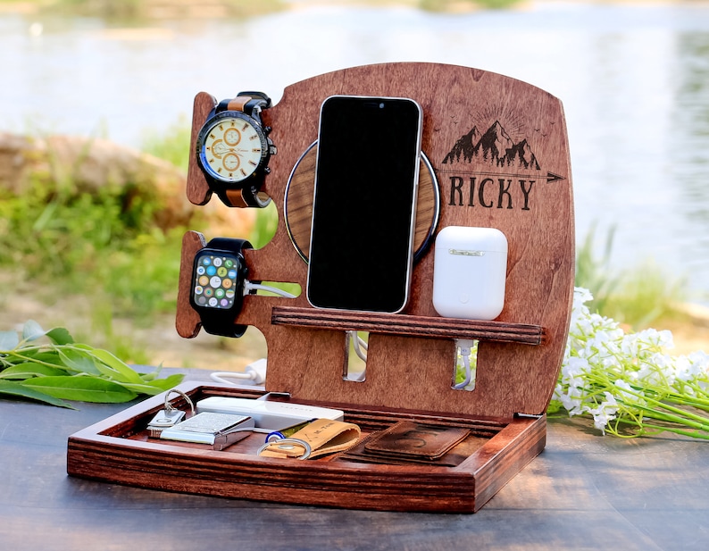 Wireless Charging Gift for Men Father Gift Friend Gift - Etsy