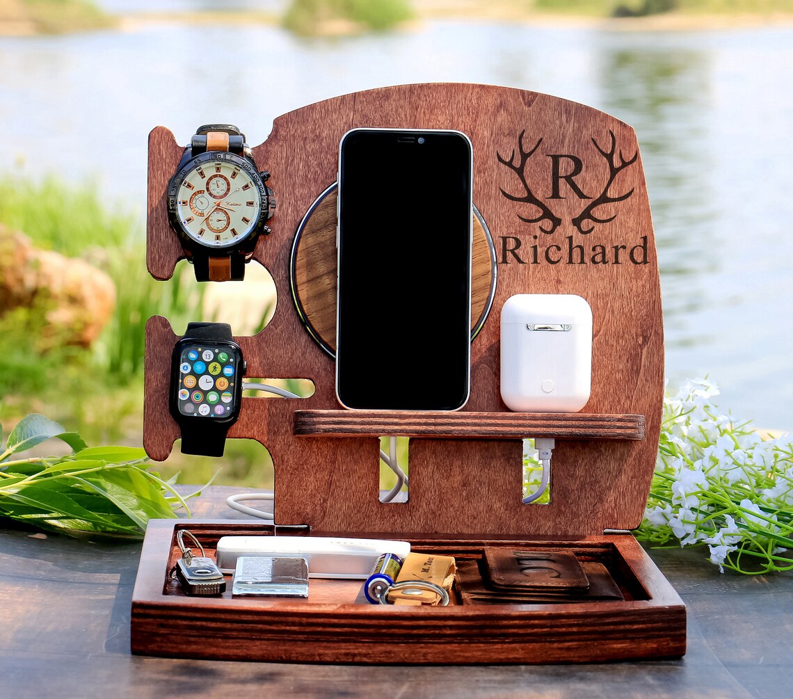 Wireless Charging Gift for Men Father Gift Friend Gift - Etsy