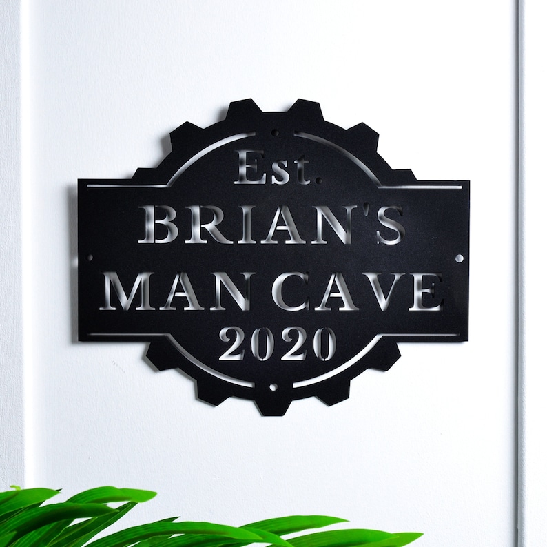 Personalized Garage Sign Metal Sign for Garage Custom Garage - Etsy