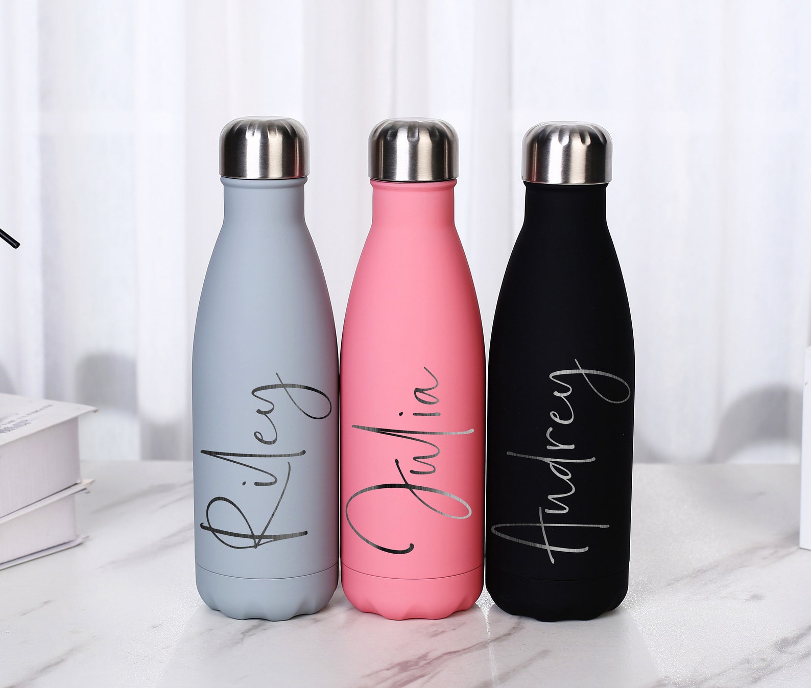 Engraved Bottle Water Bottle Personalized Bottle Custom Bottle - Etsy