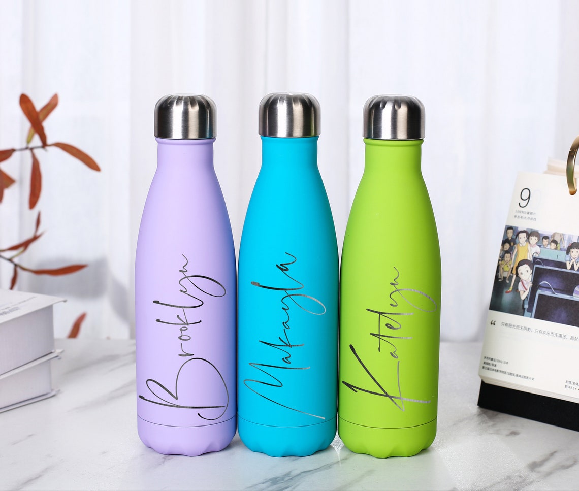 Engraved Bottle Water Bottle Personalized Bottle Custom Bottle - Etsy