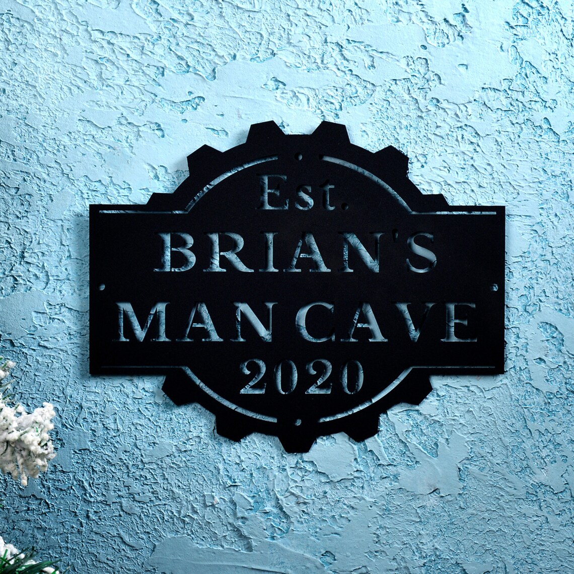 Personalized Garage Sign Metal Sign for Garage Custom Garage | Etsy