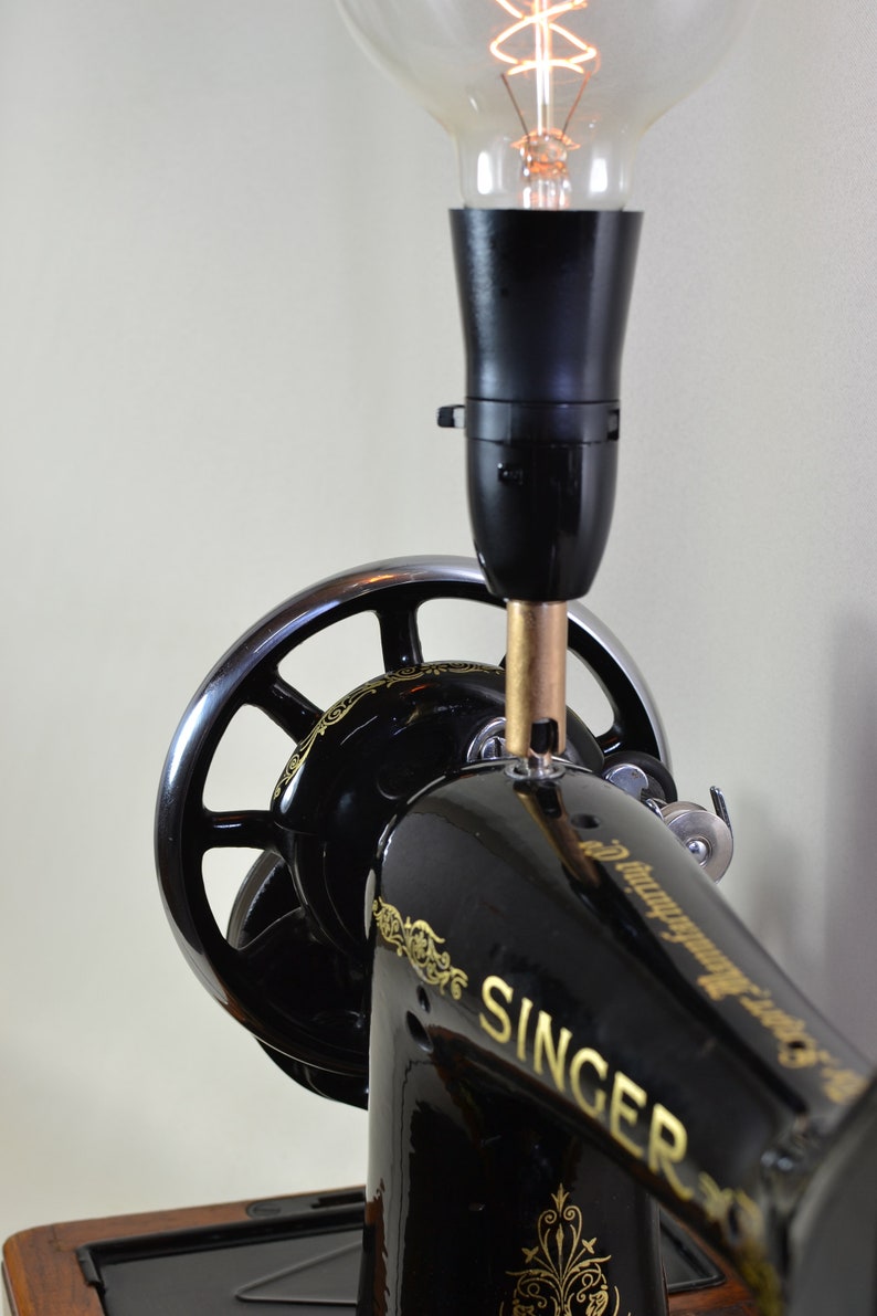 Vintage Lamp Sewing Machine Bedside Lamp Retro Lamp Desk - Etsy