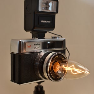 Vintage Lamp Camera Halina Bedside Lamp Retro Lamp Desk Lamp Table Lamp ...