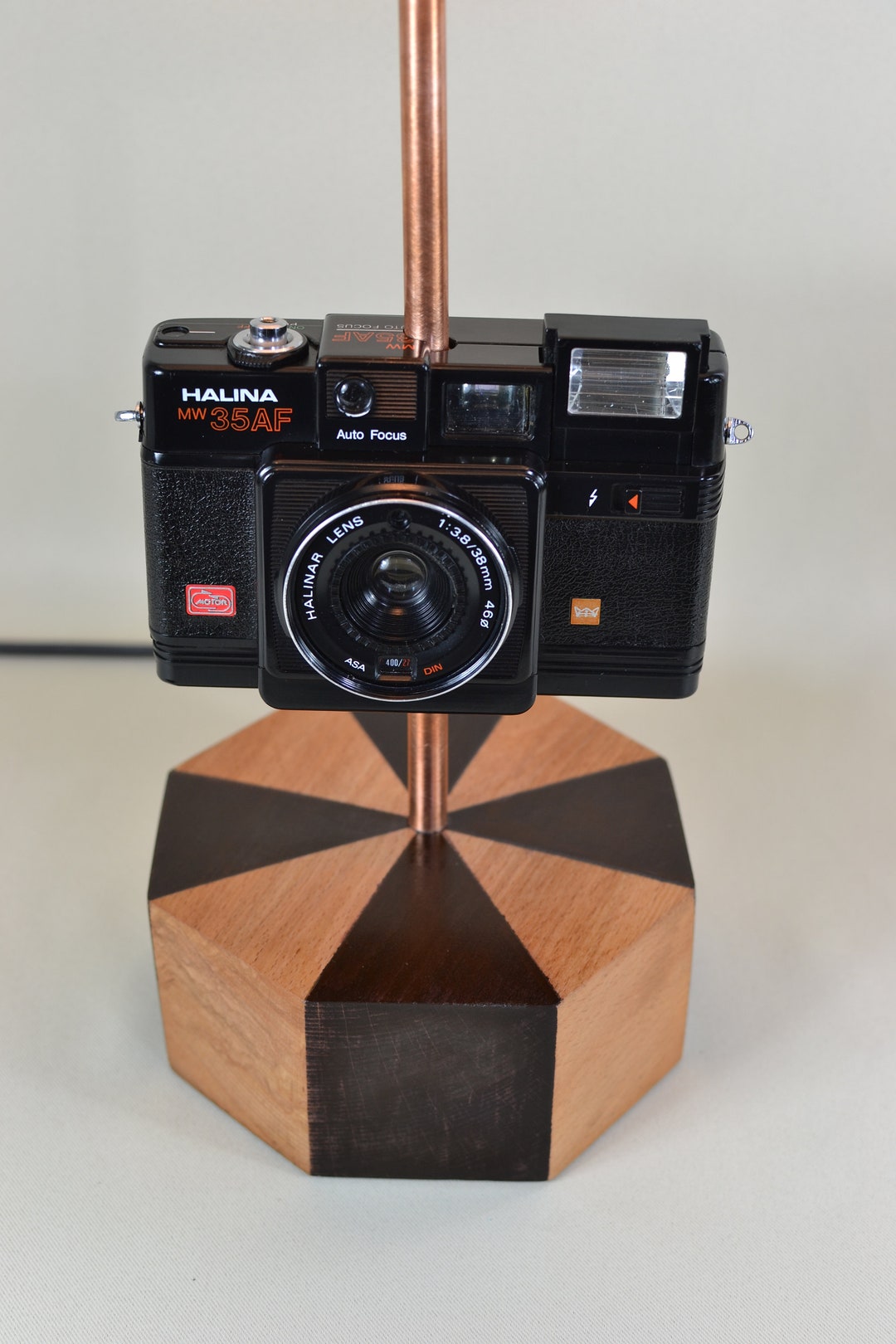 Vintage Camera Lamp Halina - Bedside Lamp - Retro Lamp - Desk Lamp ...