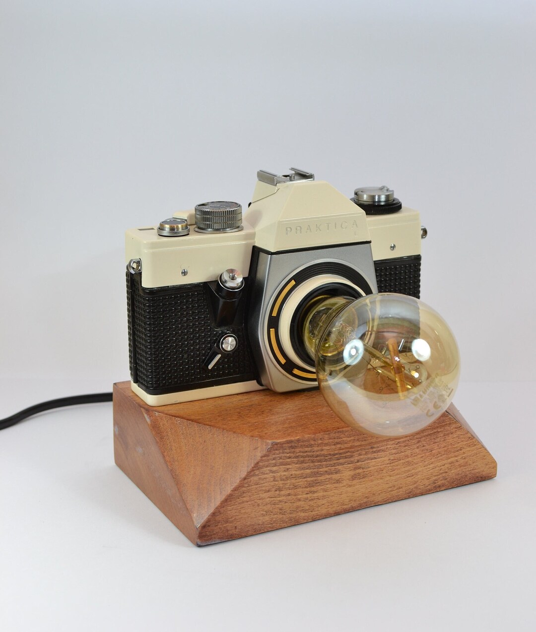 Camera Lamp Praktica- Bedside Lamp - Retro Lamp - Desk Lamp - Table ...