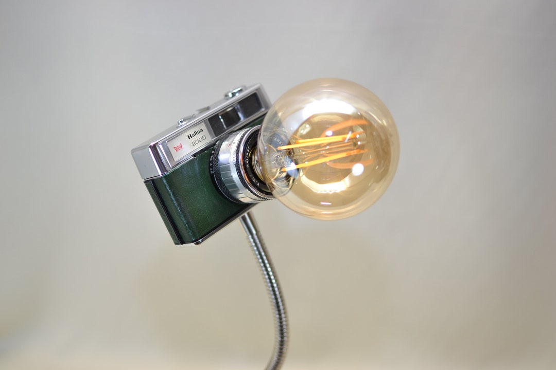 Camera Lamp Halina- Bedside Lamp - Retro Lamp - Desk Lamp - Table Lamp ...