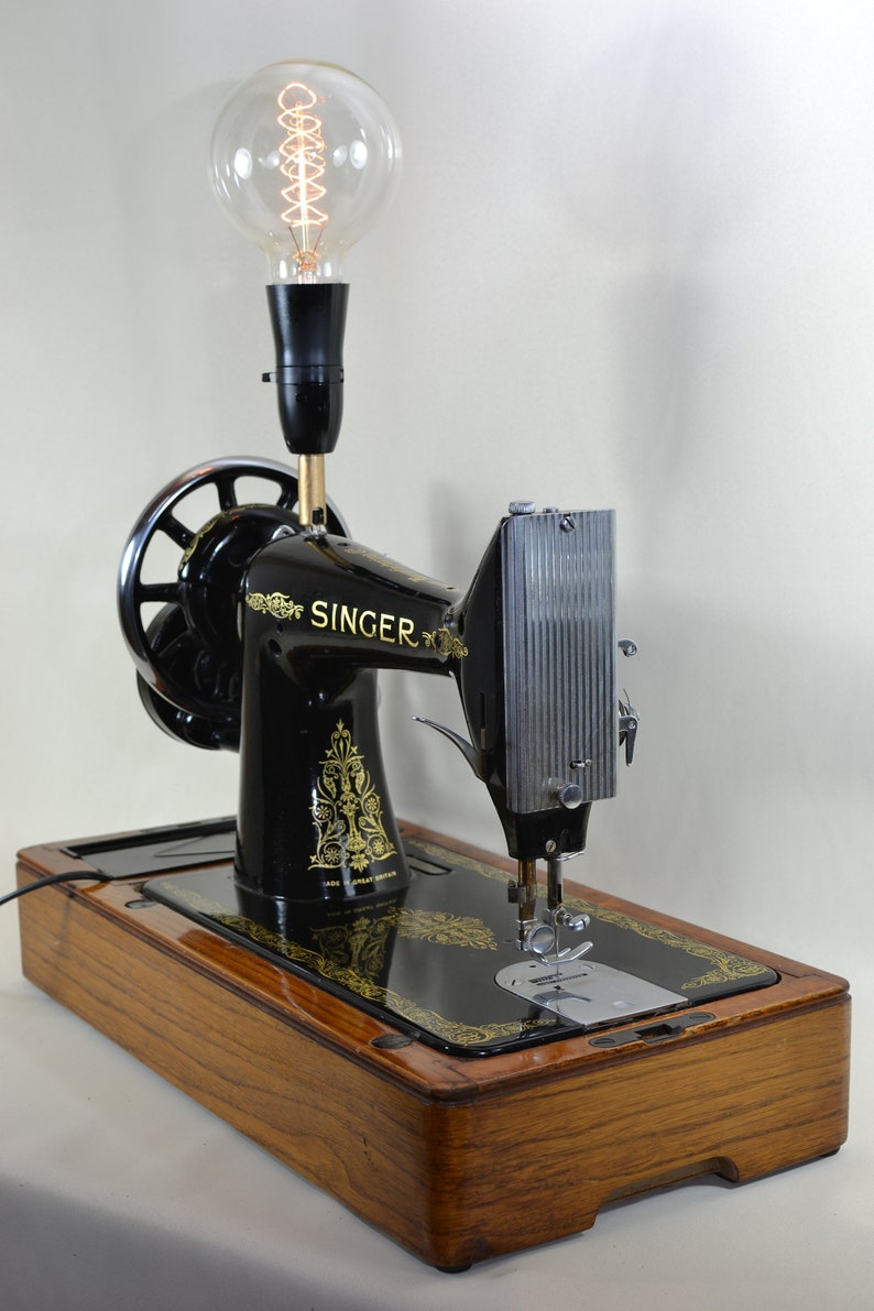 Vintage Lamp Sewing Machine Bedside Lamp Retro Lamp Desk - Etsy