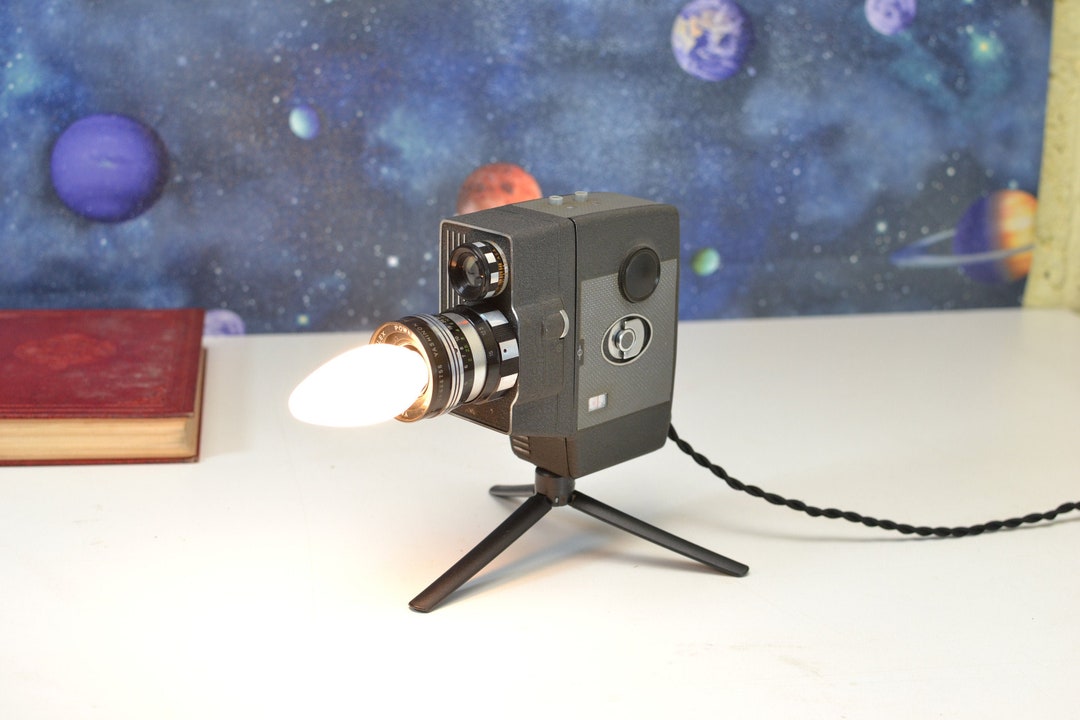 Vintage Camera Lamp Yashica: Handmade Retro Desk Light - Etsy