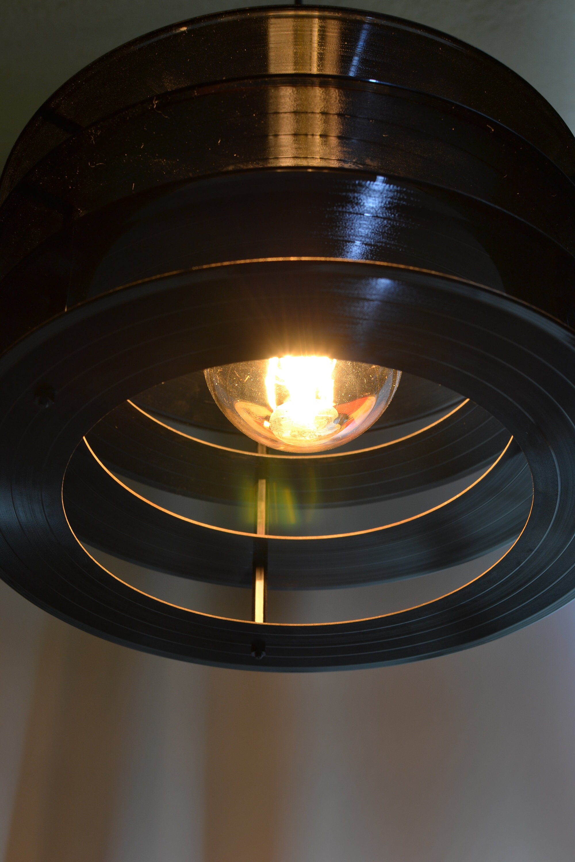 Vinyl Ceiling Lamp Vintage Lighting Retro Lamp Pendant - Etsy