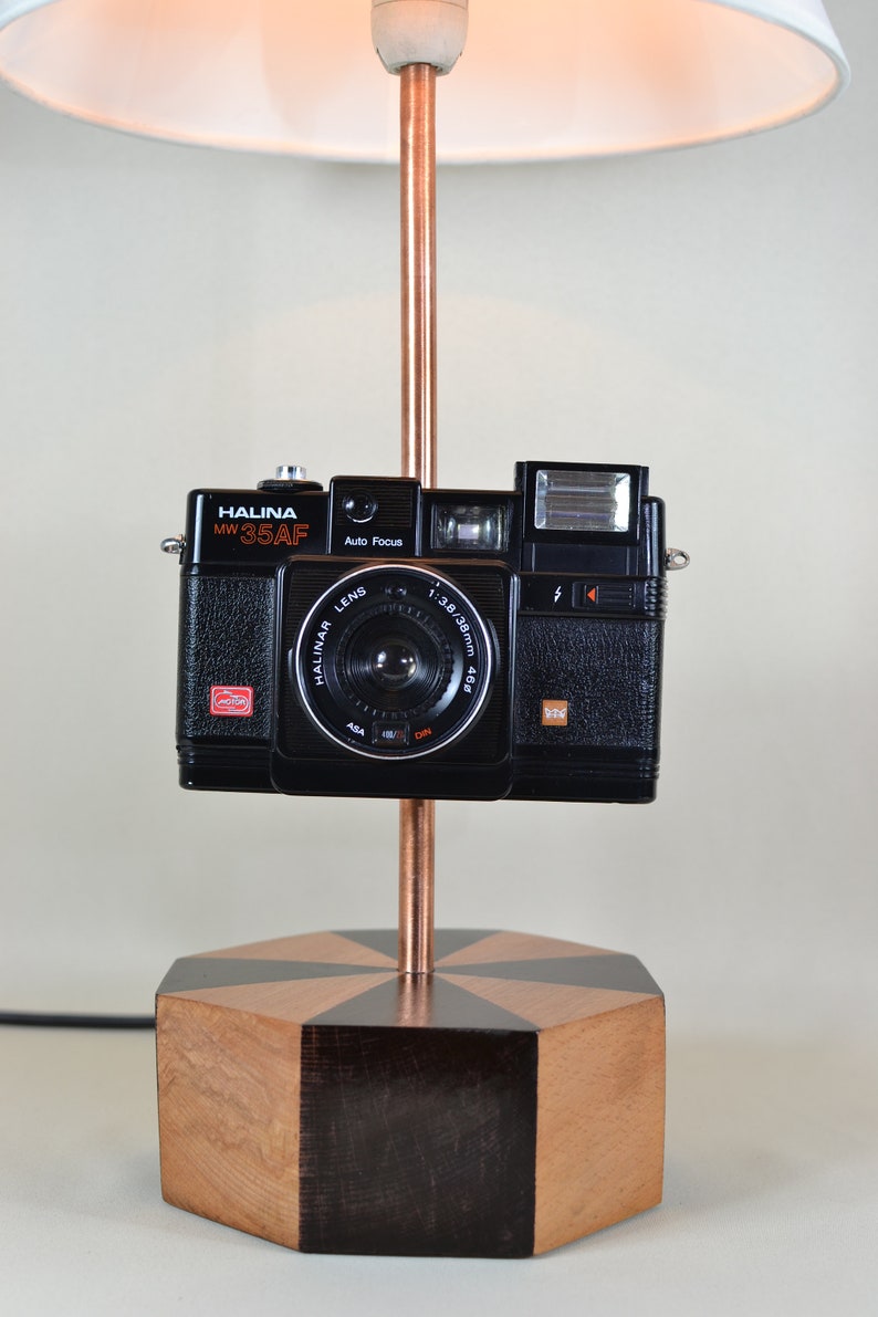 Vintage Camera Lamp Halina Bedside Lamp Retro Lamp Desk - Etsy