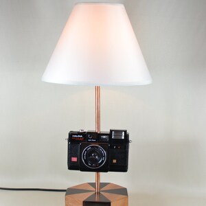 Vintage Camera Lamp Halina - Bedside Lamp - Retro Lamp - Desk Lamp ...