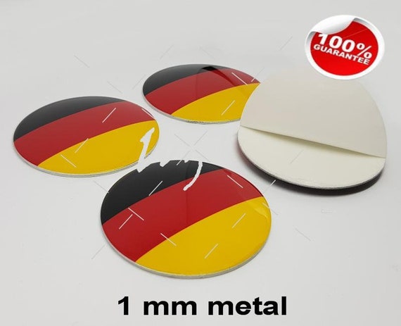 Metal Stickers Car Wheel Center Cap Stickers Set of 4 | Etsy