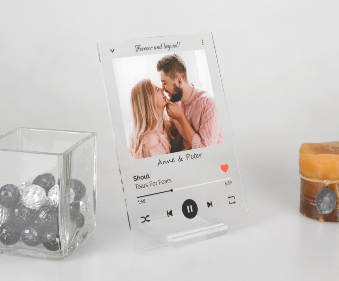 Custom Personalized Song Plaque Playlist Streaming Boyfriend Girlfriend ...