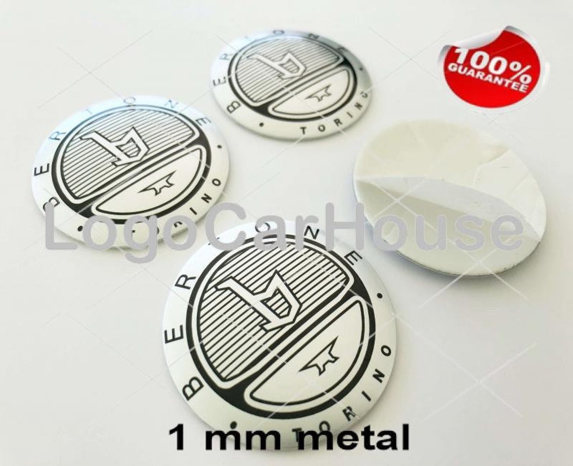 Metal Stickers - Car Wheel Center Cap Stickers - Set of 4 - Bertone 2 ...