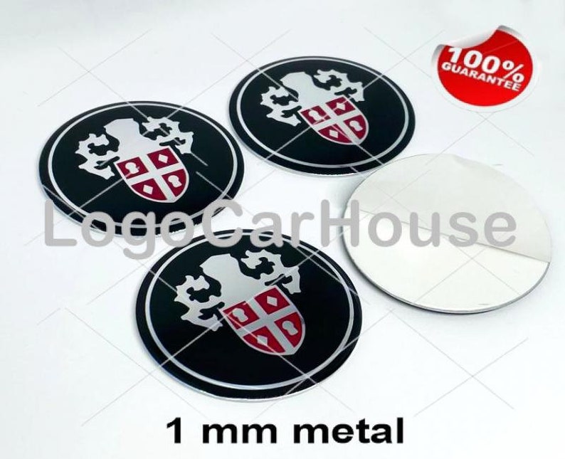 Metal Stickers Car Wheel Center Cap Stickers Set of 4 - Etsy