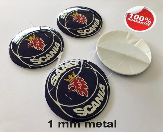 Metal Stickers Car Wheel Center Cap Stickers Set of 4 | Etsy