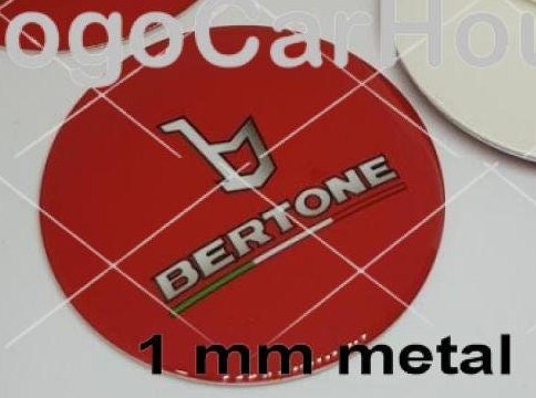 Metal Stickers - Car Wheel Center Cap Stickers - Set of 4 - Bertone S7 ...