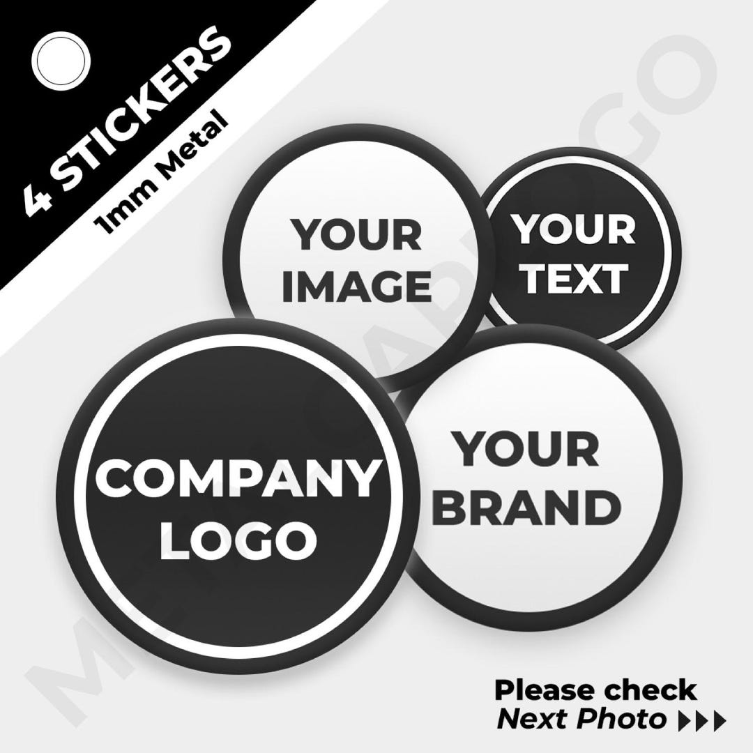 Metal Stickers Custom Car / Wheels Center Cap Logo Company Specific ...
