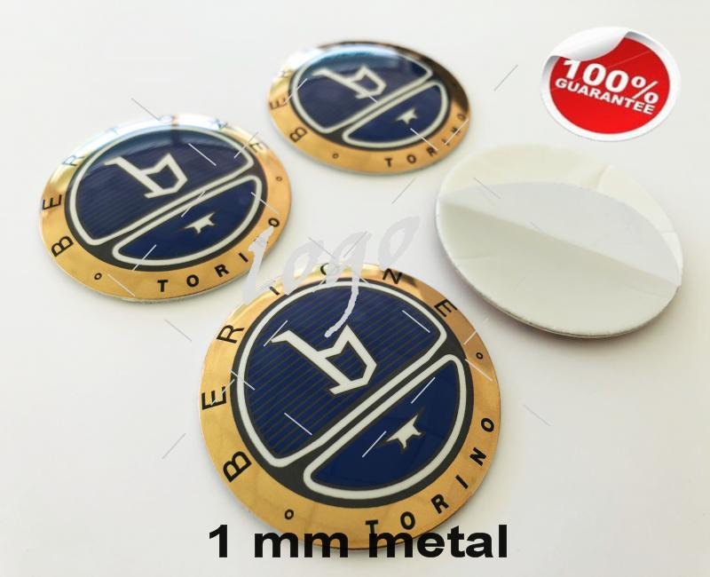 Metal Stickers - Car Wheel Center Cap Stickers - Set of 4 - Bertone 3 ...