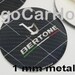 Metal Stickers Car Wheel Center Cap Stickers Set of 4 Bertone S11 ...