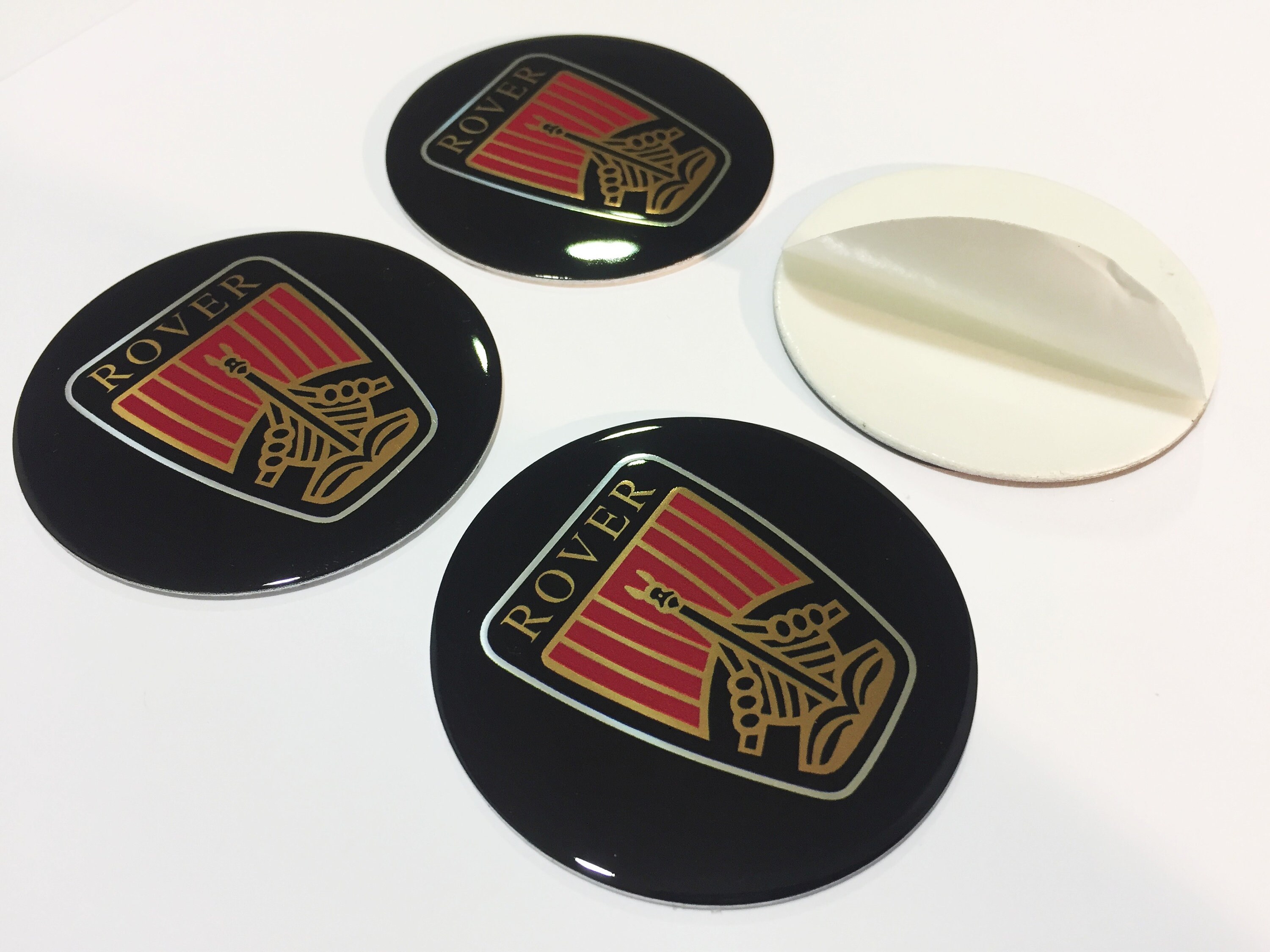 Metal Stickers Car Wheel Center Cap Stickers Set of 4 | Etsy